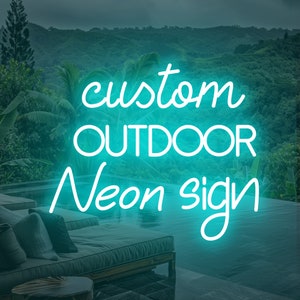 Custom Waterproof LED Neon Sign: Outdoor Patio Sign, Business Logo ...