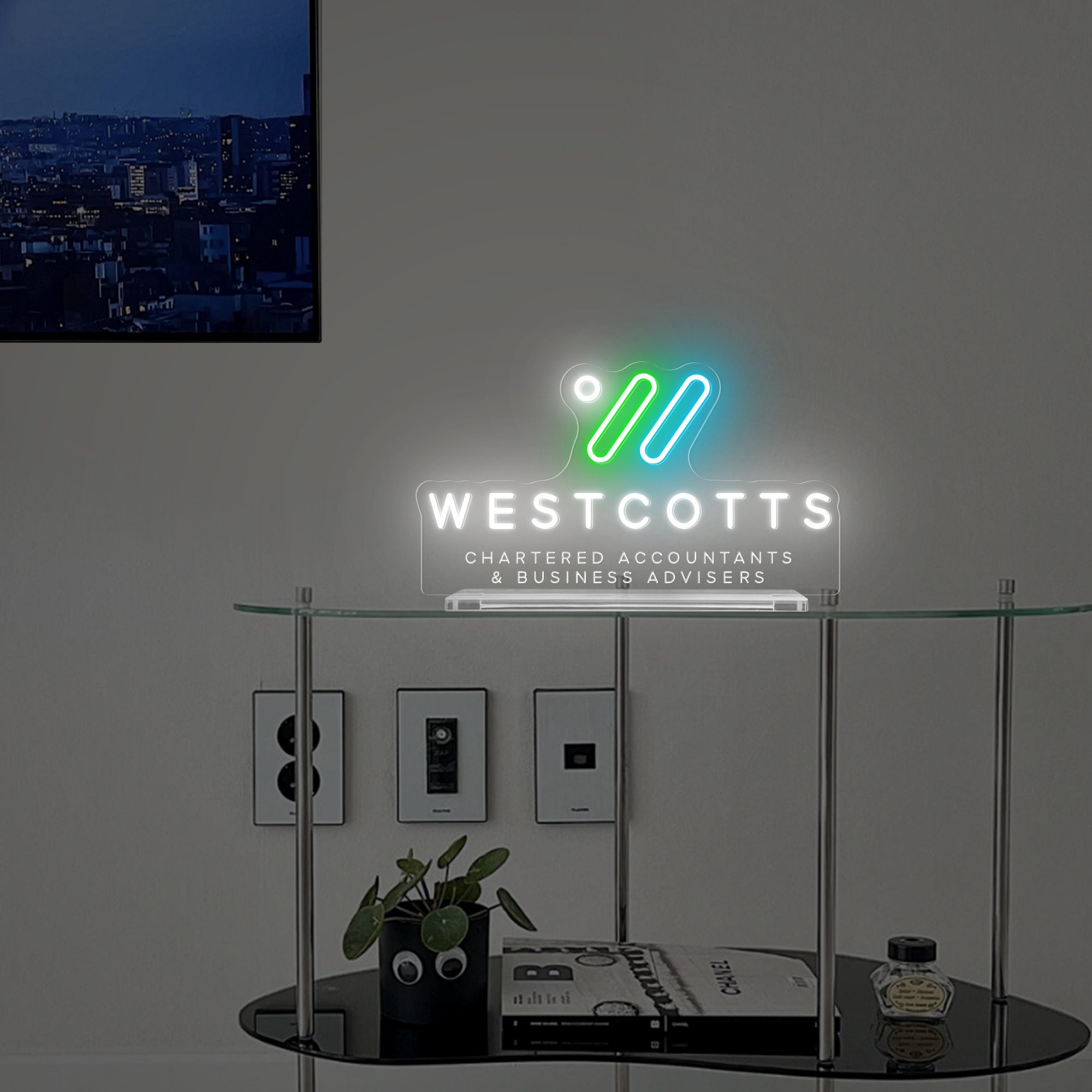 Custom Business Logo Table Neon Sign, Free Standig Neon Sign, Wedding ...