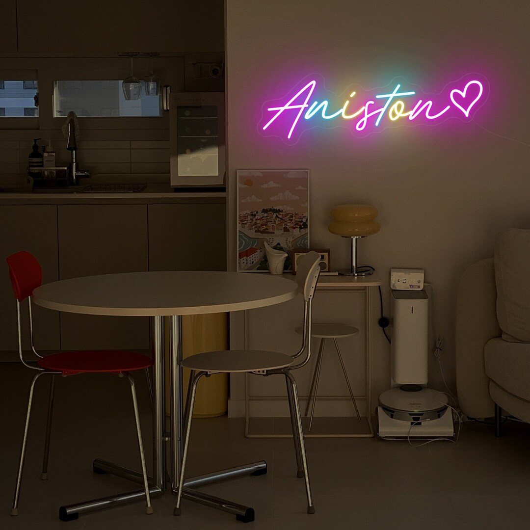 Custom Colorful Name Neon Sign, Kids Bedroom Neon Sign, Teens Boys Room ...
