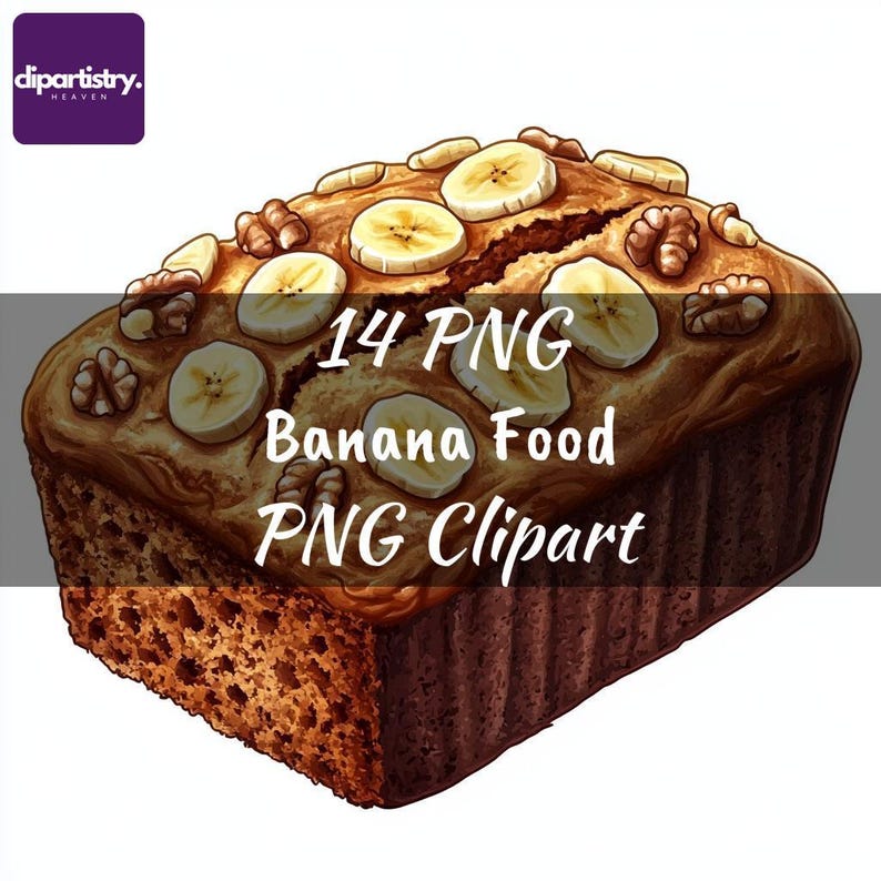 Tropical Banana Clipart PNG Watercolor Fruit Illustrations for Summer ...