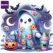 Cute Ghost PNG Adorable Cute Ghost PNG for Halloween Coffee Mugs ...