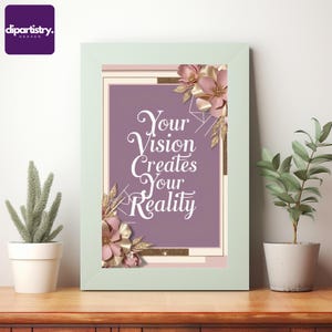 Vision Board JPG, Visionary Vibes 2025 DIY Vision Board Journal Kit ...