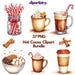 Hot Cocoa Clipart Bundle, Winter Drink Art (digital Download) - Etsy