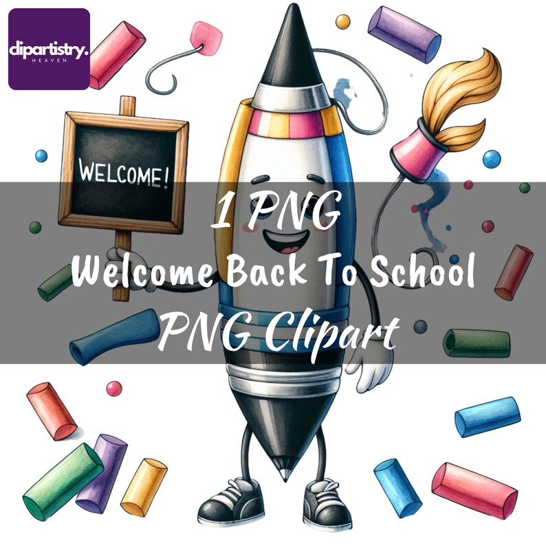 Cute Teacher Clipart PNG for Kindergarten Back to School Classroom ...