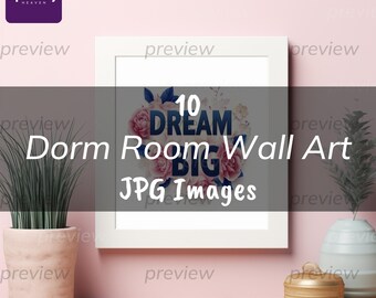 Dream Big Graduation Poster, Downloadable Prints, Classroom Decor ...