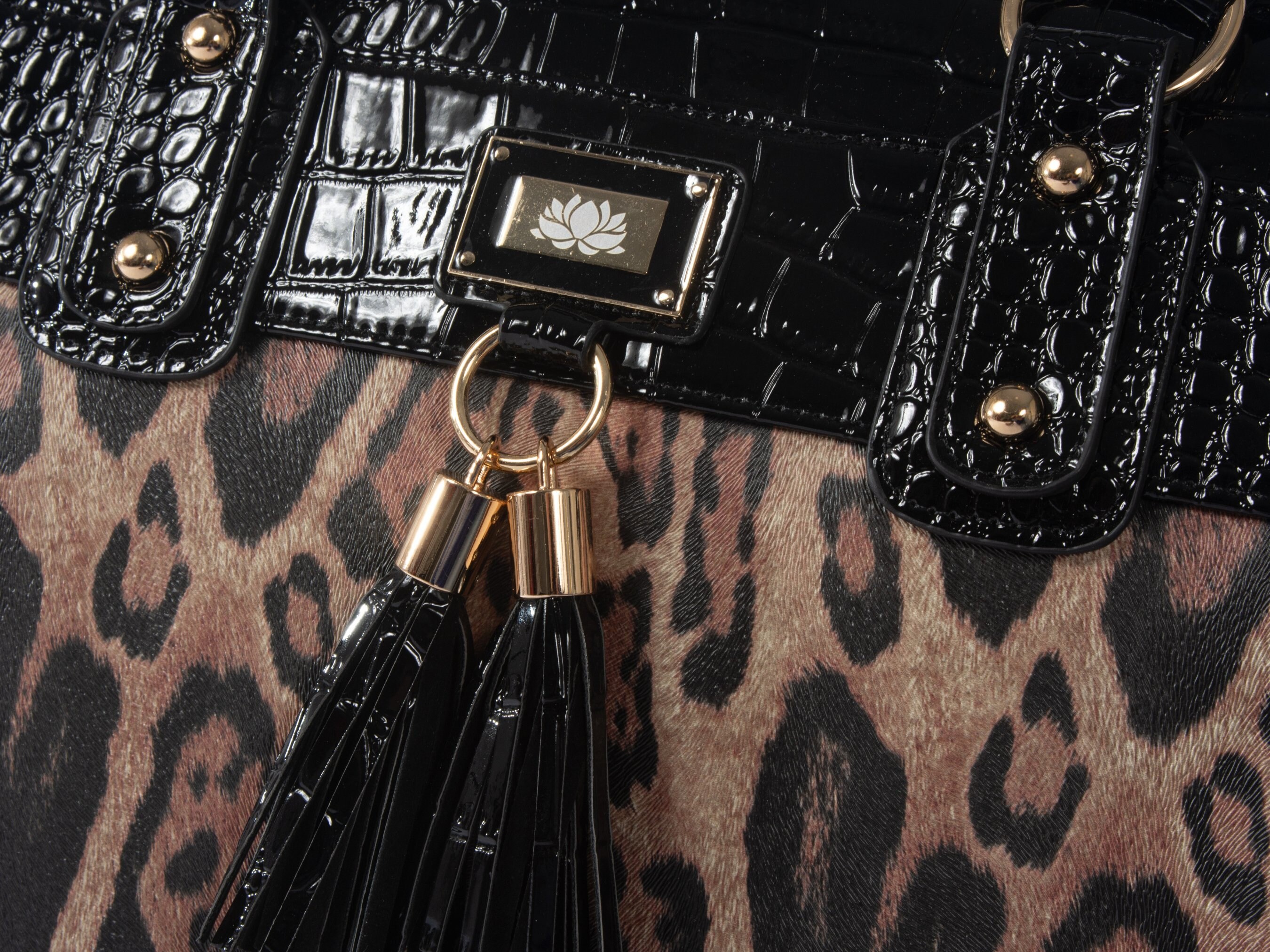 Stylish Leopard Print Ladies Rolling Laptop Bag Trendy Rolling ...