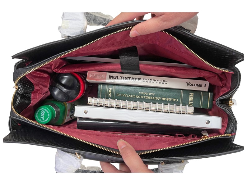 Female Laptop Bag Rolling Laptop Bag for Women Briefcase Tote With ...