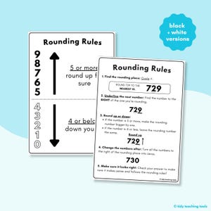 Rounding Posters | 10, 100 & 1000 - Etsy