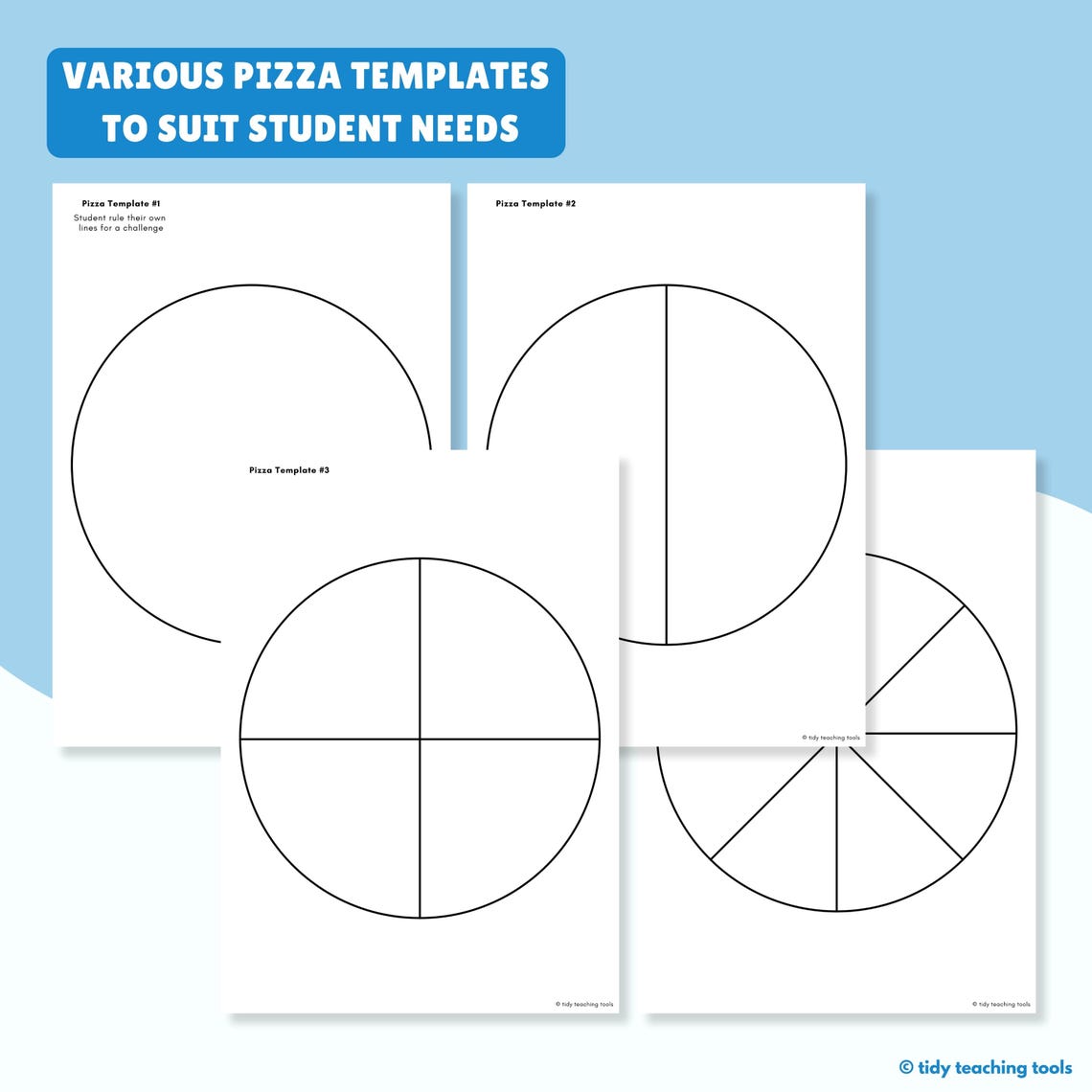 My Fractions Pizza Low Prep Maths Craft Year 1-2 - Etsy