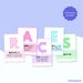 RACE and RACES | Posters + Worksheets - Etsy
