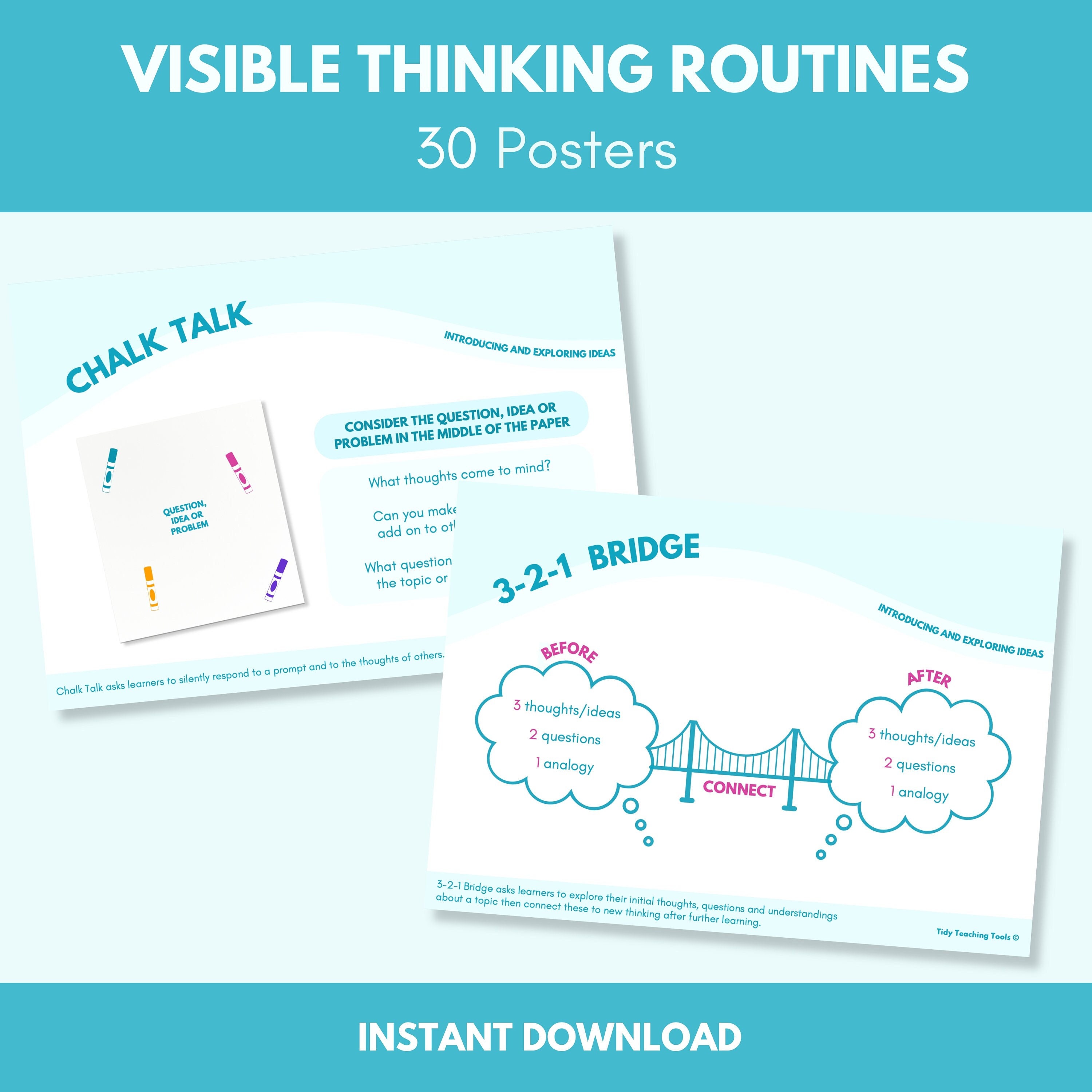 30 X Visible Thinking Routines | Cultures of Thinking - Etsy