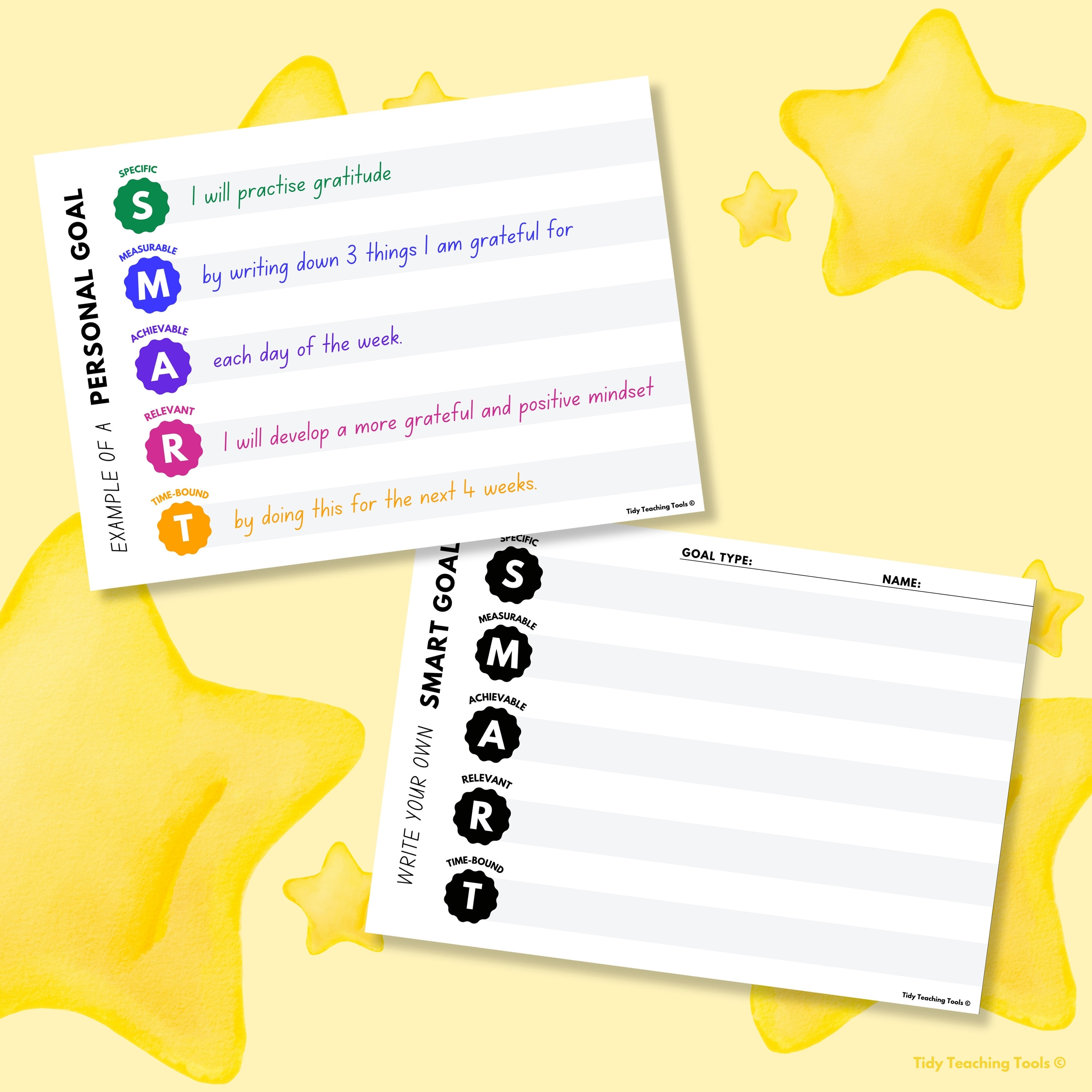 SMART Goals Guide Task - Etsy