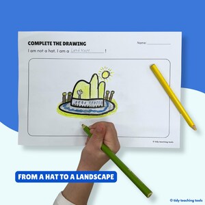 75 X Complete the Drawing (I Am Not A...i Am A....) Templates | No Prep ...
