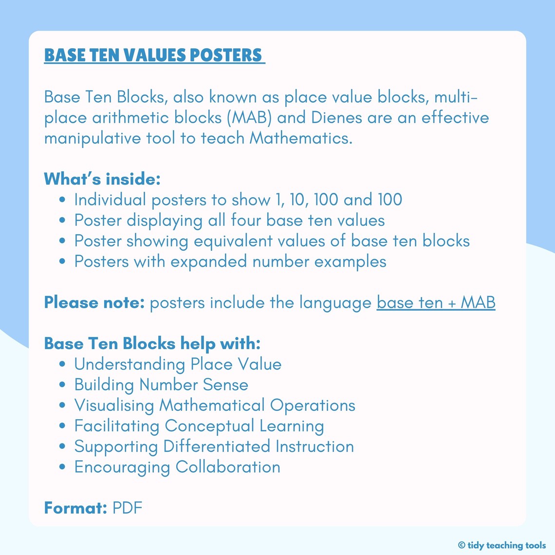 Pastel Rainbow Base Ten/mab Posters (printable Classroom Display) - Etsy