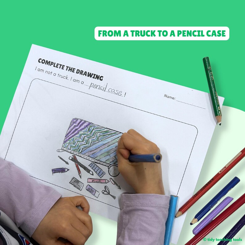 75 X Complete the Drawing (I Am Not A...i Am A....) Templates | No Prep ...