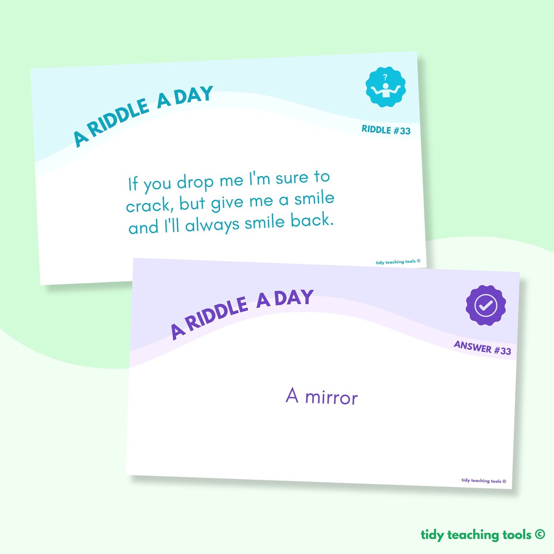 A Riddle A Day | 60+ Riddles and Answers - Etsy Australia