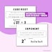 Square and Cube Root Posters | Exponents & Inverse Operations - Etsy