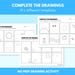 Complete the Drawings | NO PREP Creative Activity (80 X Mini Picture ...