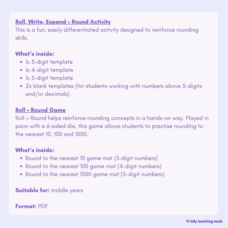 Roll and Round | Activity + Game - Etsy