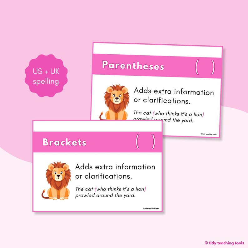 8 X Types of Punctuation Posters - Etsy