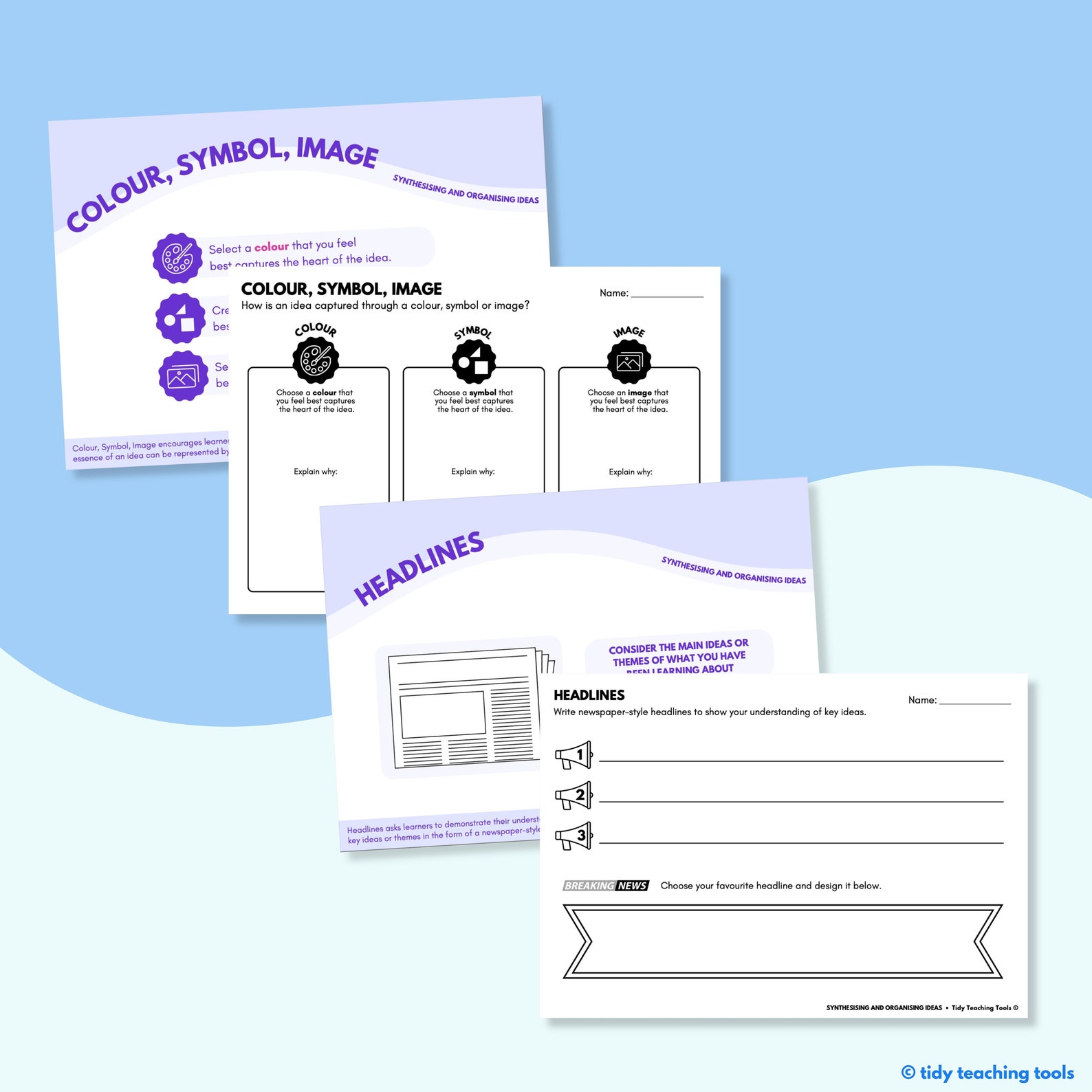 Visible Thinking Routines Posters + Worksheets Bundle | Cultures of ...
