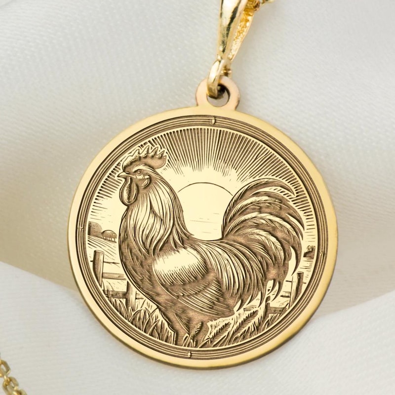 Rooster Pendant - Etsy