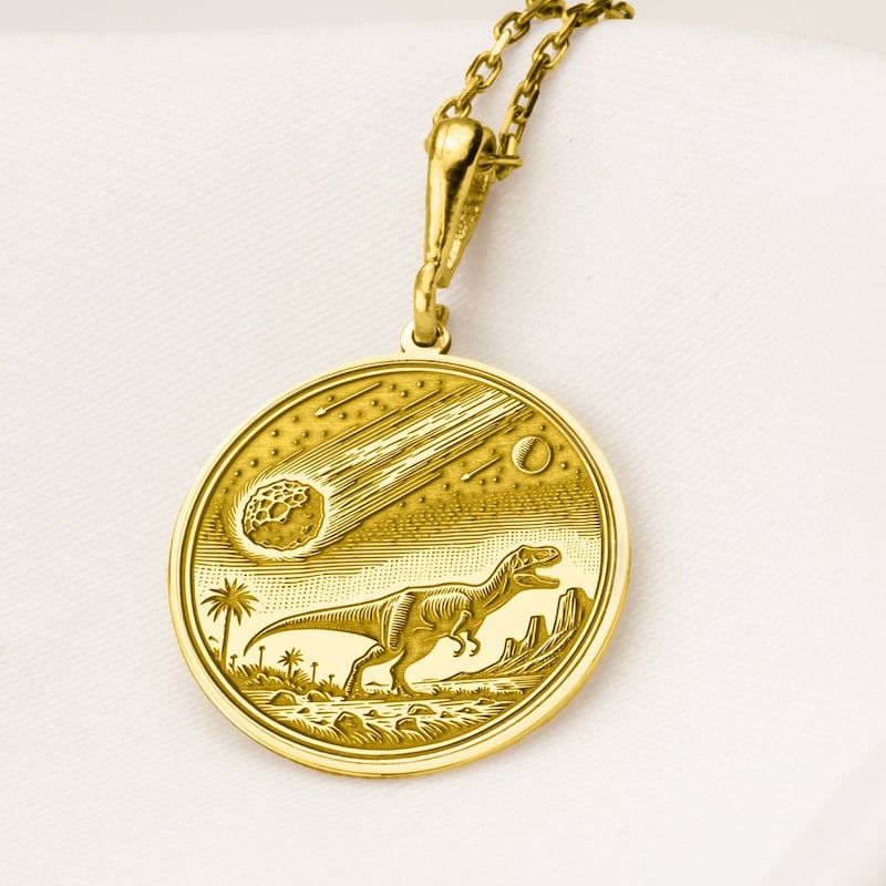 Dinosaur Pendant - Etsy