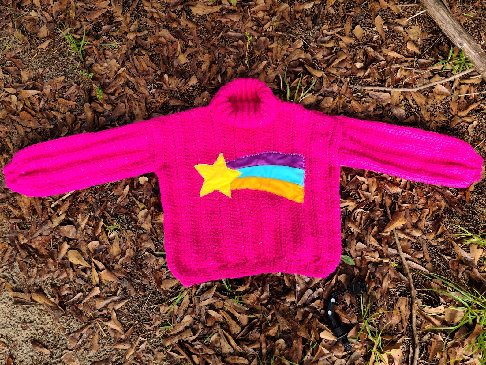 Fluffy Pink Shooting Star Sweater Crochet Pattern Inspired by Mabel ...