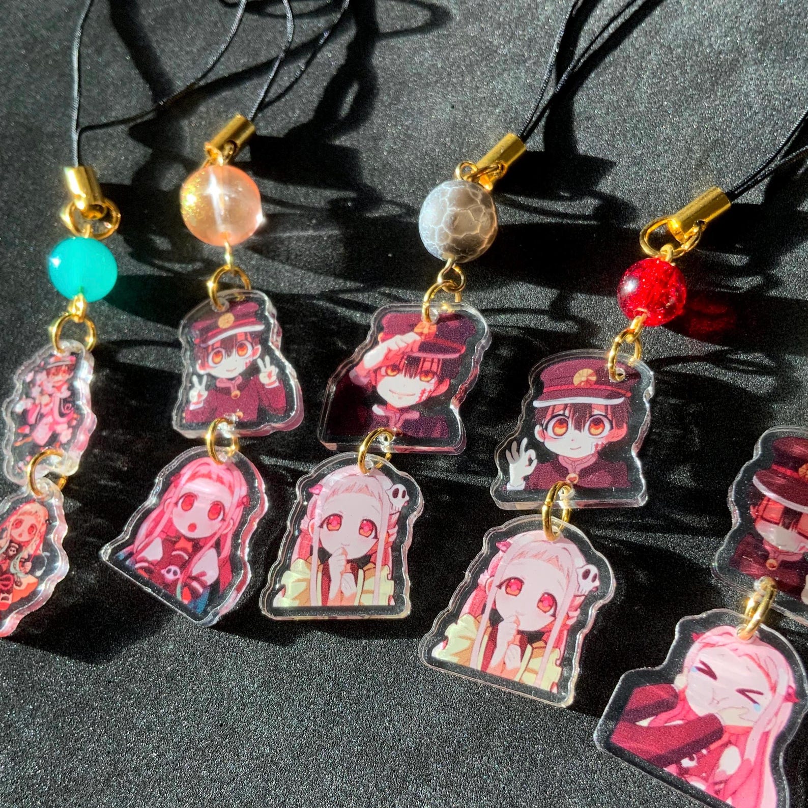 Hanako & Nene Phone Charms - Toilet-bound Hanako Kun - Etsy