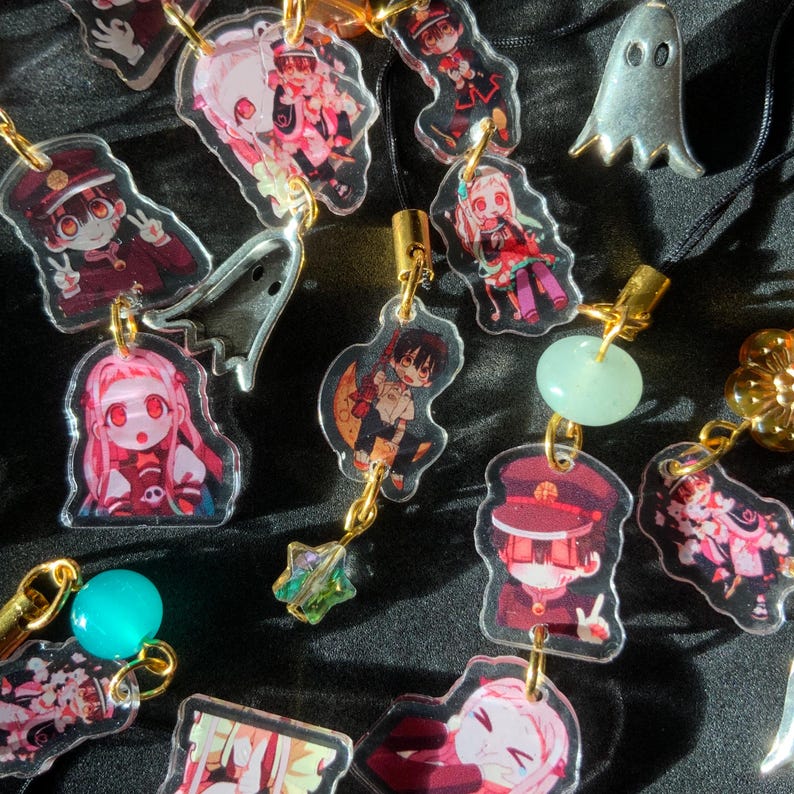 Hanako & Nene Phone Charms - Toilet-bound Hanako Kun - Etsy