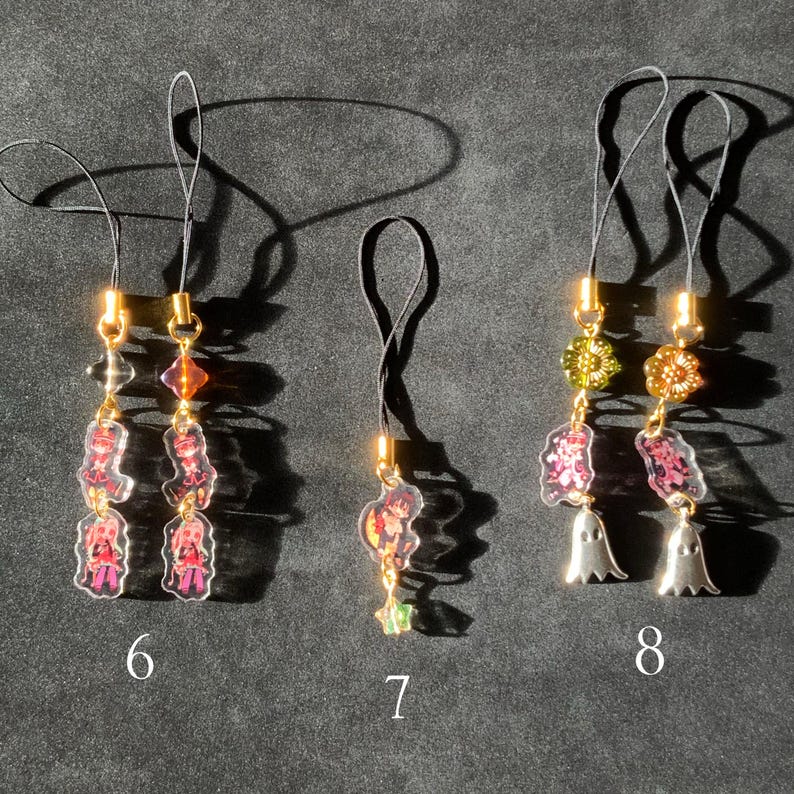 Hanako & Nene Phone Charms - Toilet-bound Hanako Kun - Etsy