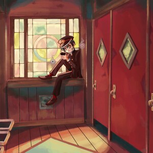 Hanako Bathroom 5x7 Print - Etsy