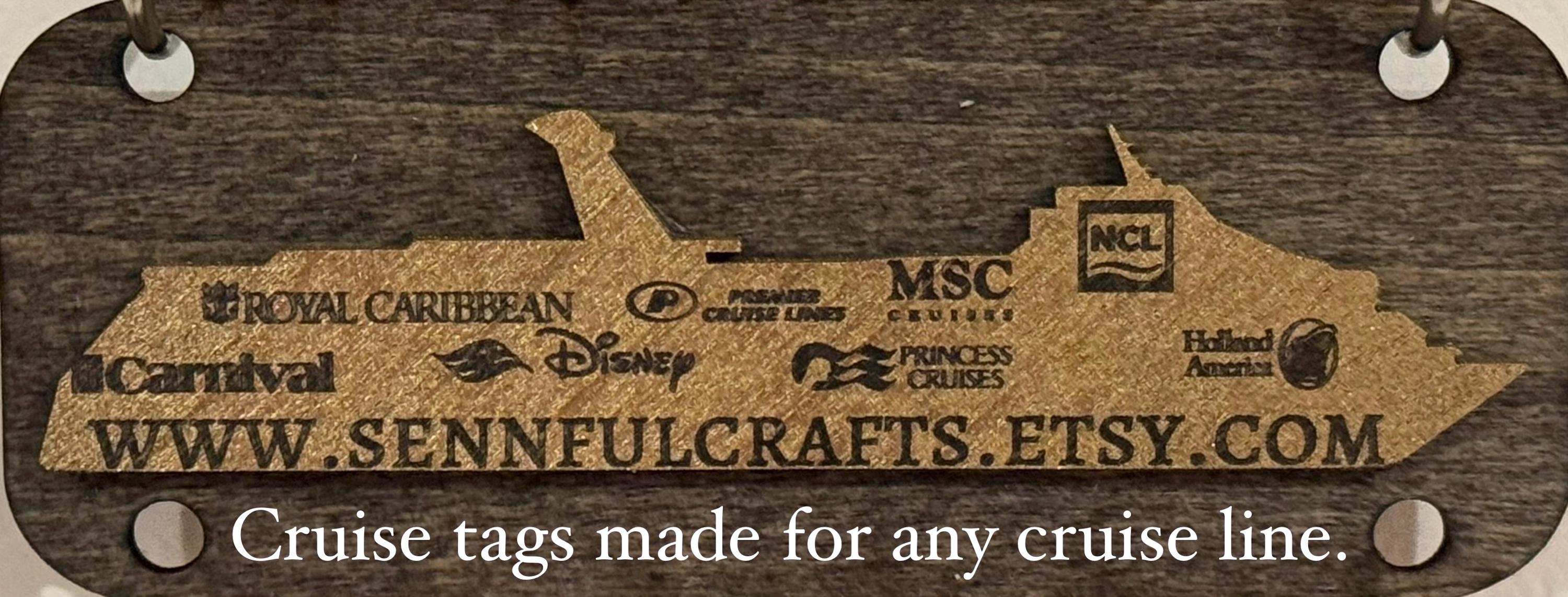 Personalized Cruise Plaque: Custom Sailing Tag Display - Etsy