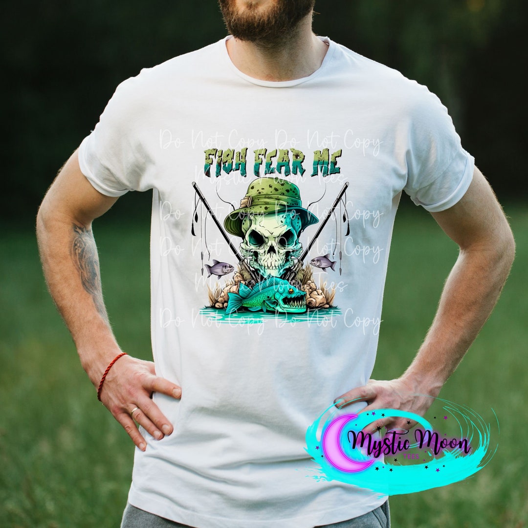 Fish Fear Me, Men's Shirt, Shirts for Him, a Graphic Tee, Plus Size ...