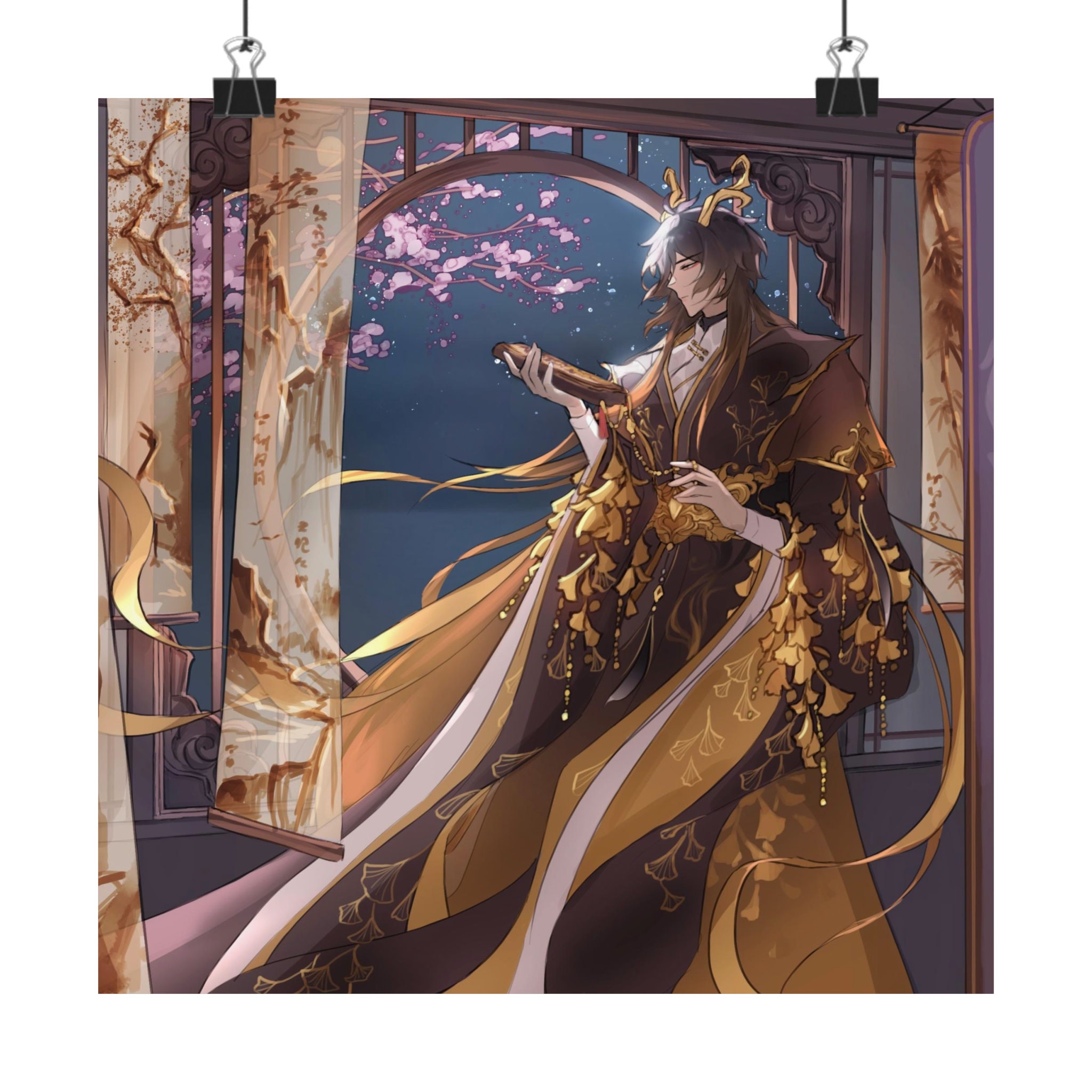 Hanfu Dragon Zhongli Print - Etsy