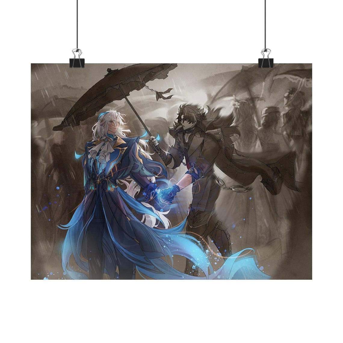 Rain - Wriolette Print - Etsy