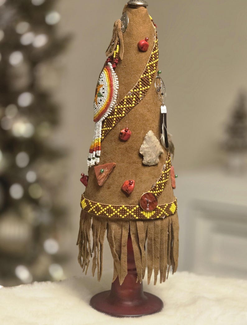 Handmade Native American Indian Artifact Tree - Etsy