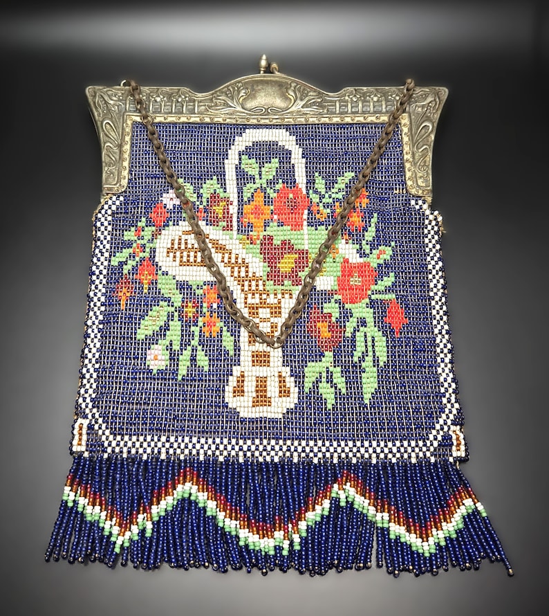 Vintage Beaded Purse - Etsy