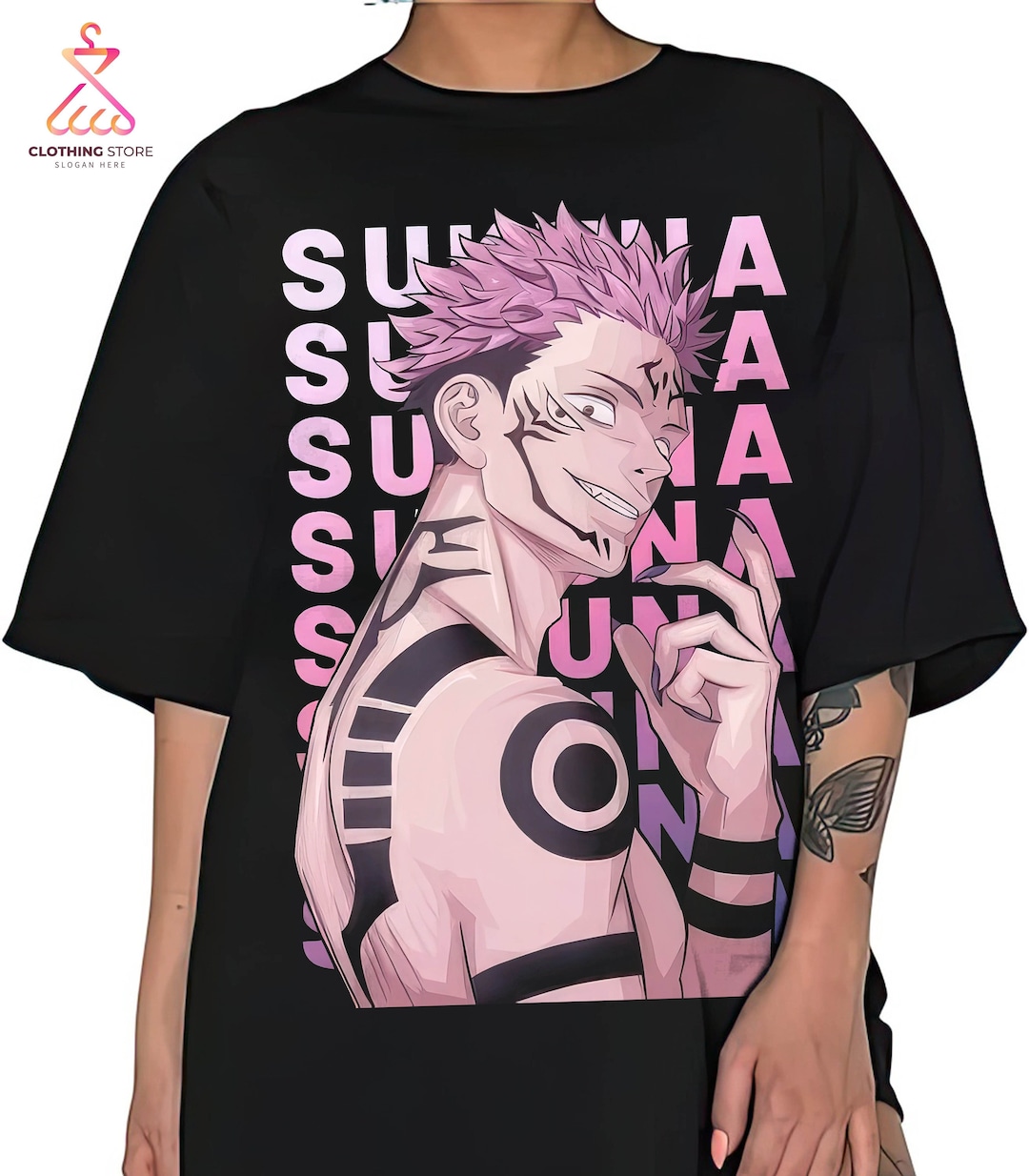 Vintage Sukuna Shirt, Sukuna Jujutsu T-shirt, Sukuna Anime Tee, Manga ...