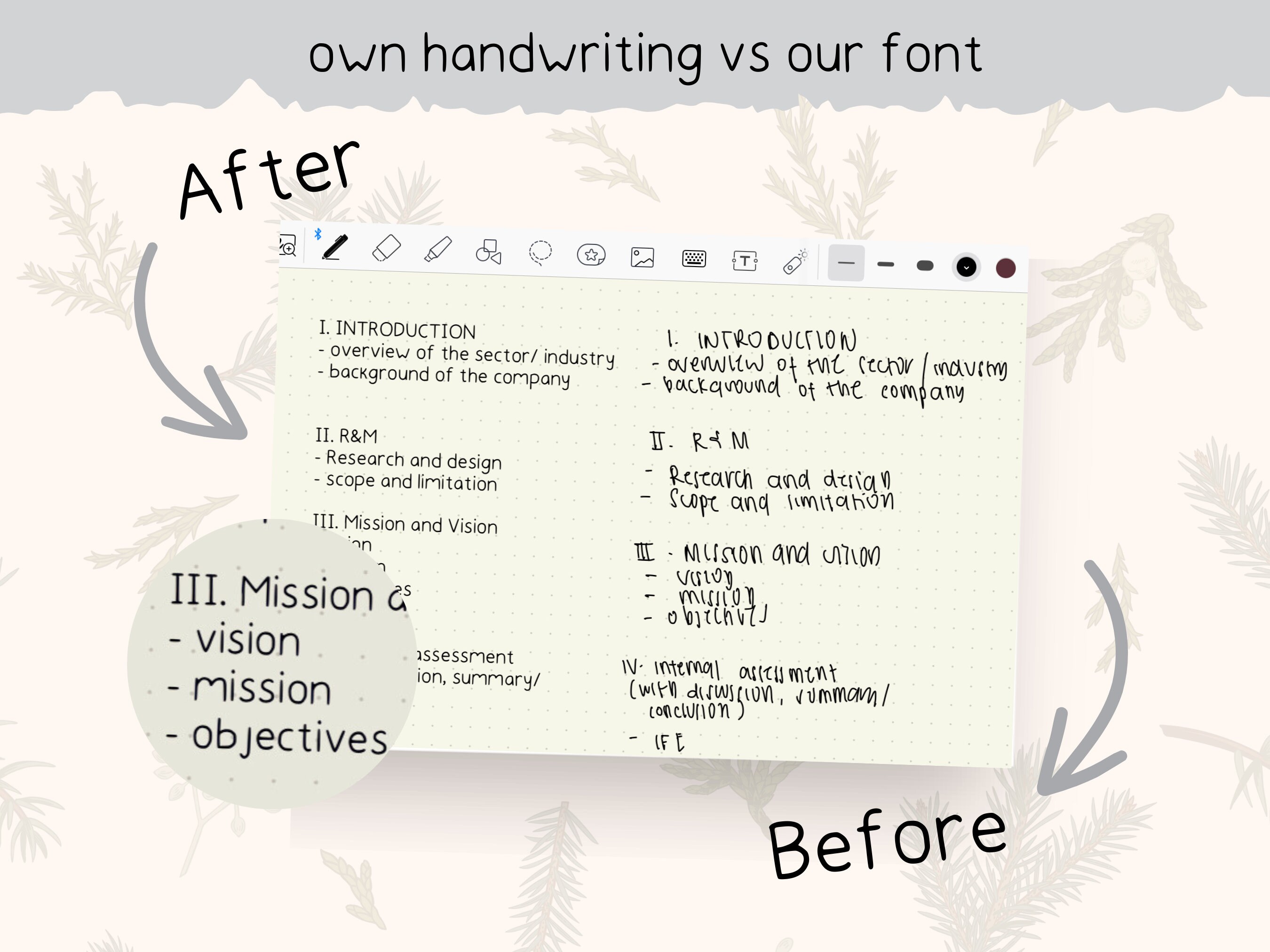 Lorelei Handwriting Font, Neat and Aesthetic for Digital Note-taking ...