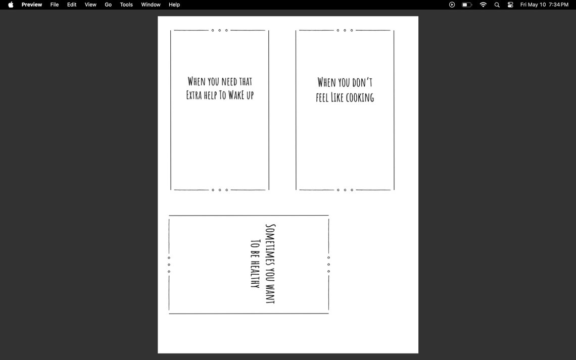 Digital (self Print) Gift Card Book Phrase Inserts - DOTS - Etsy