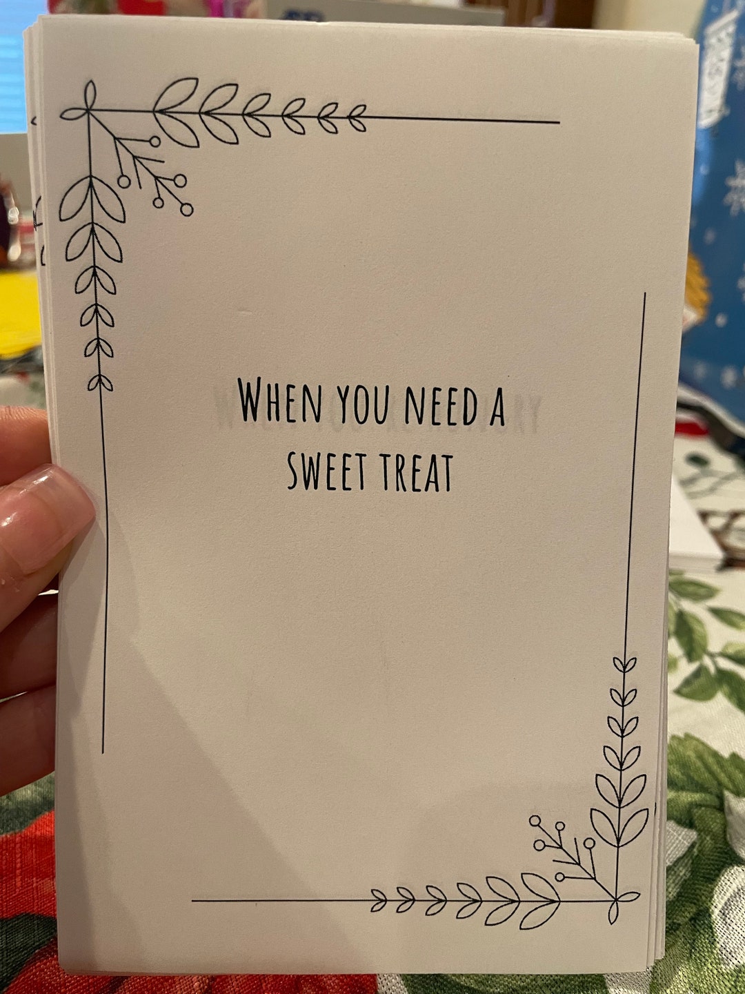 Gift Card Book Phrases ONLY - Etsy