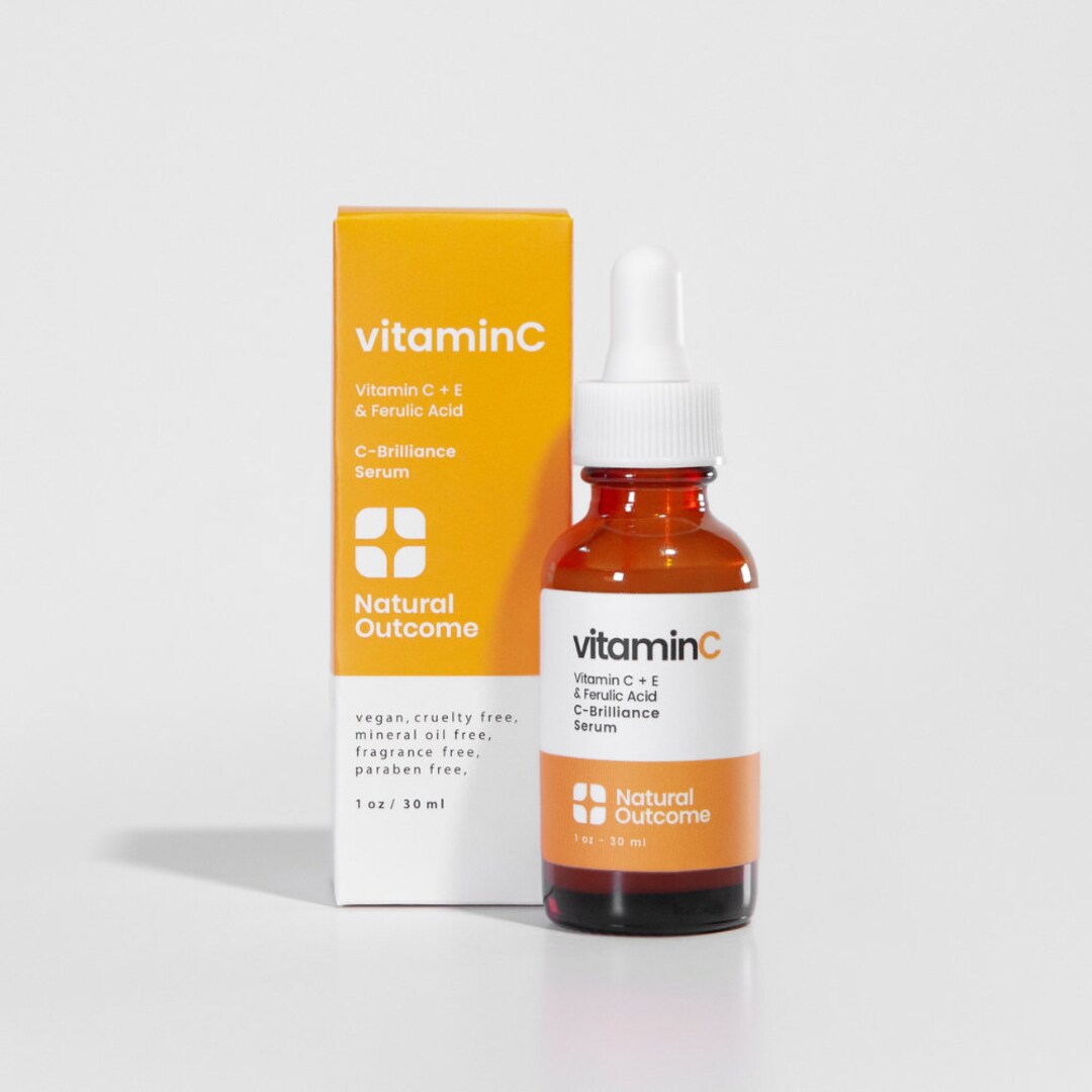 Natural Outcome Skincare Vitamin C E Serum With Ferulic Acid C ...