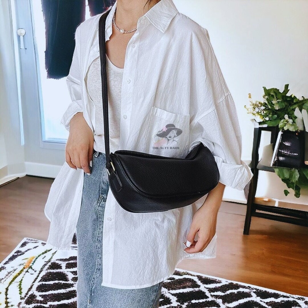 Vegan Leather Crossbody Bag, Stylish Sling Shoulder Purse - Etsy