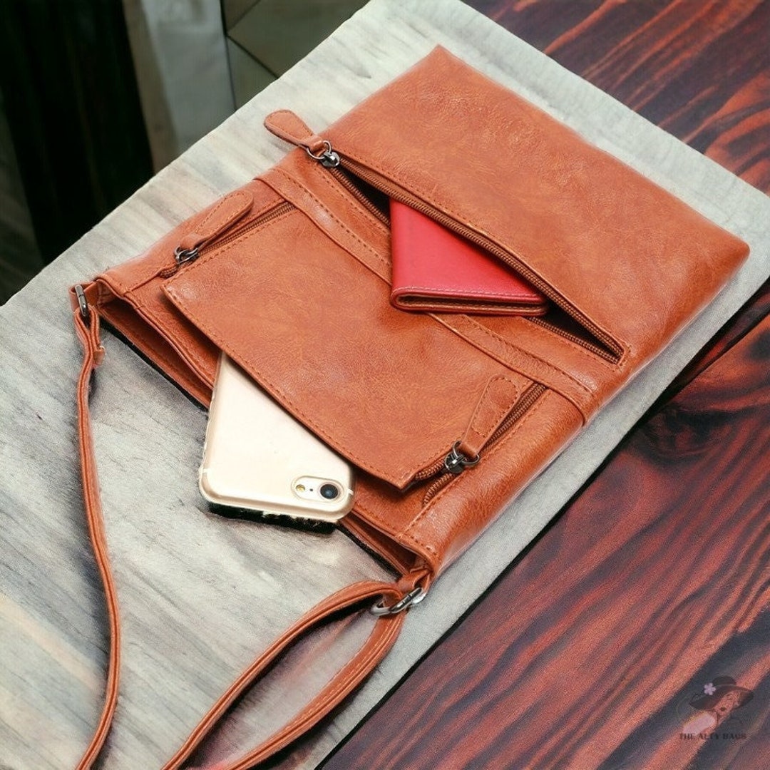 Single Strap Leather Shoulder Bag, Hobo Style Shoulder Bag, Genuine ...