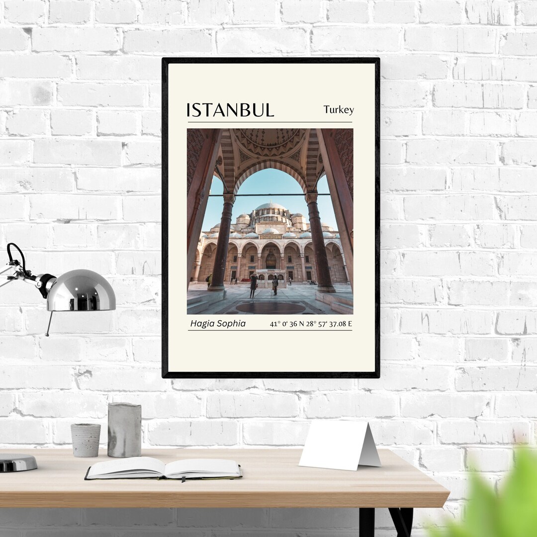 Turkey Istanbul Picture, Istanbul Poster, Istanbul Print, Hagia Sophia ...