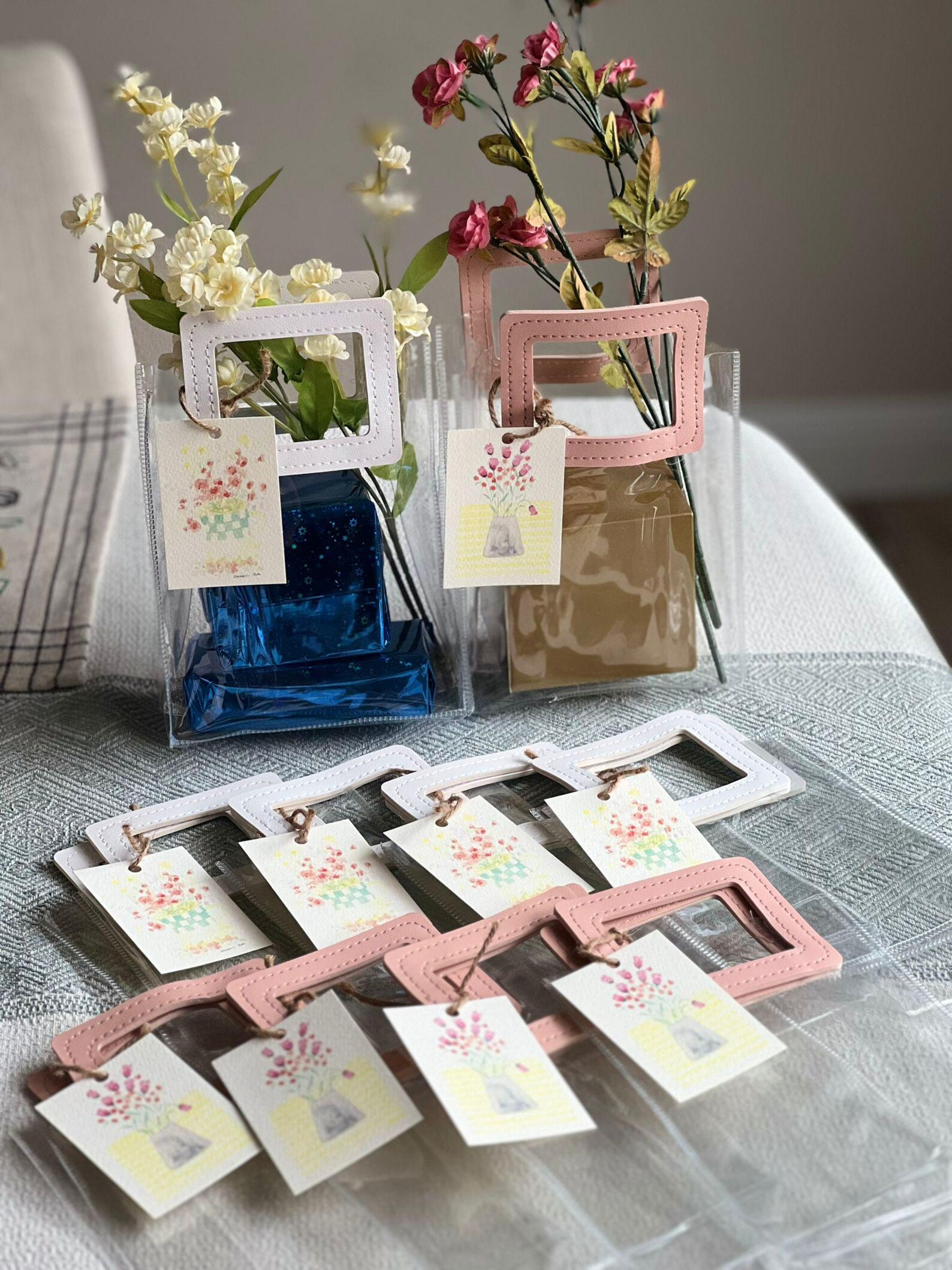 Gift Bags With Hand Painted Gift Tags - Set of 10 - Etsy