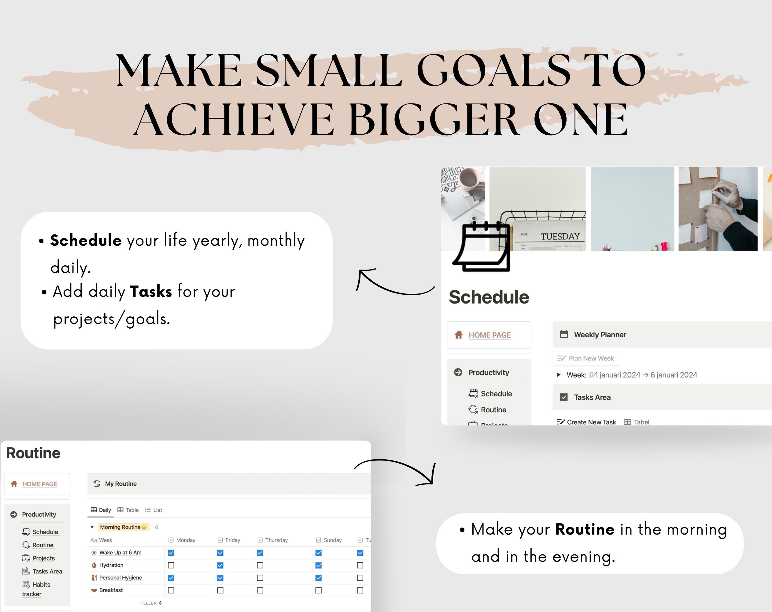 Notion Template Ultimate Life Planner All in One Notion ...