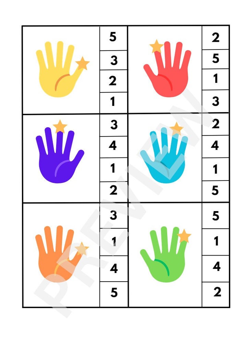Printable Piano Finger Number Activities and Games - Etsy