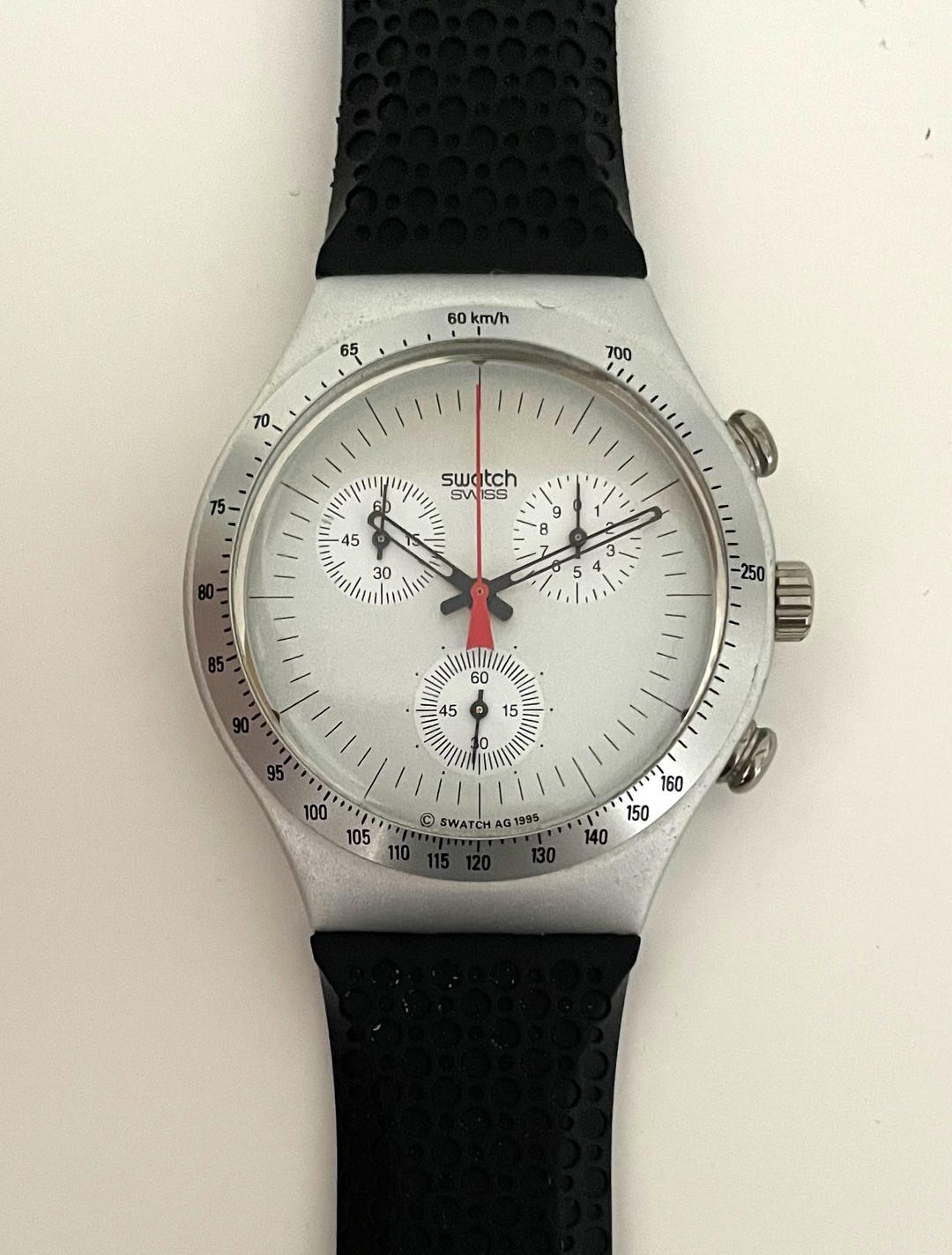 Swatch Irony Chrono Aluminum Time Cut YCS 1005 From 1996 - Etsy